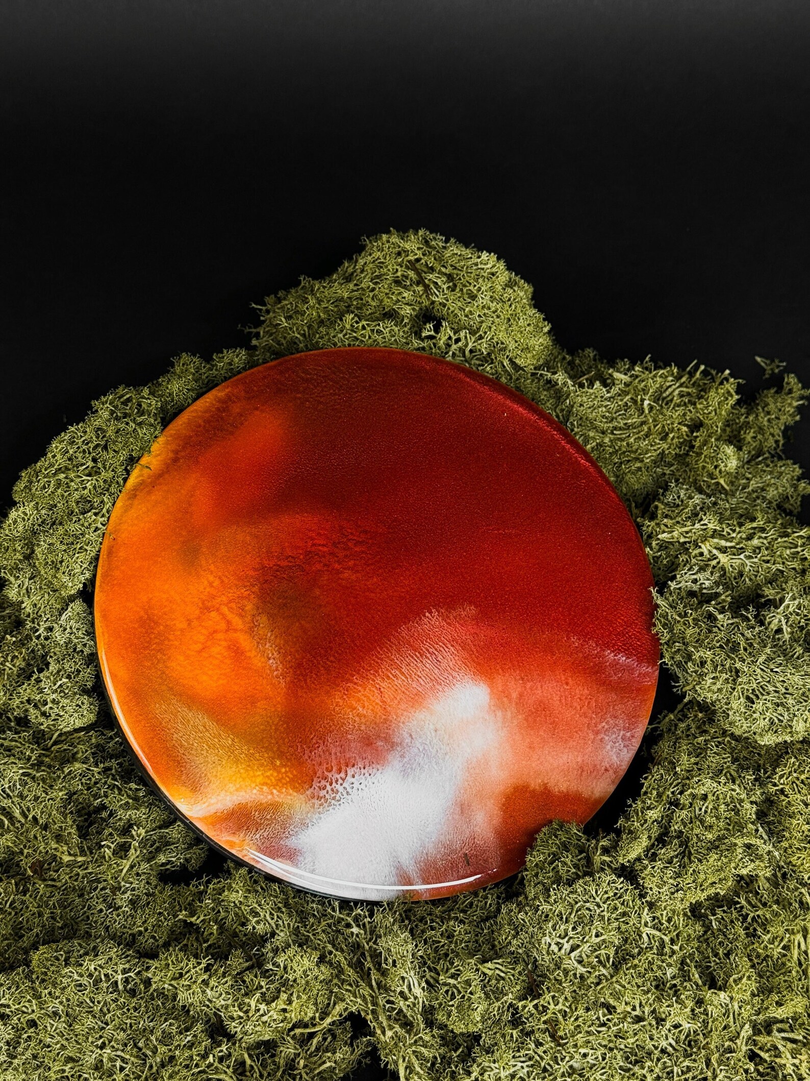 Planet Mars, Handcrafted Epoxy Resin Painting, Space Wall Art, Esthetic ...