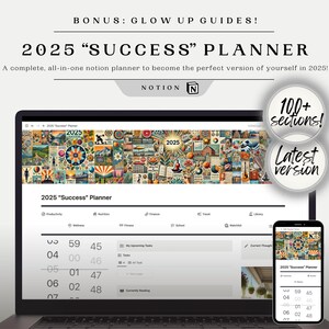 2025 Success Planner | Achieve Your Goals, Boost Productivity, Wellness ...