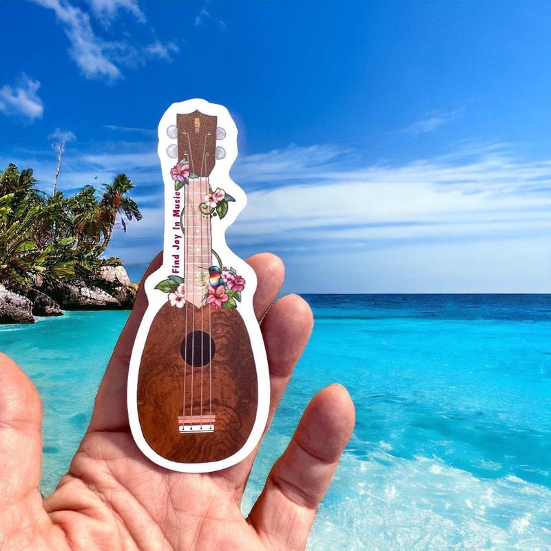 Ukulele Stickers - Etsy