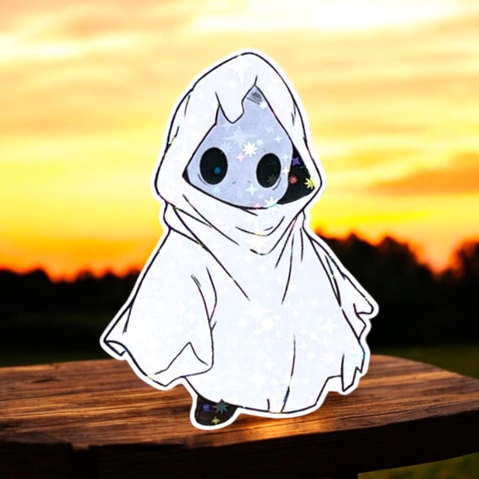 Boo Boy Ghost Vinyl Sticker: Halloween Art Decal - Etsy