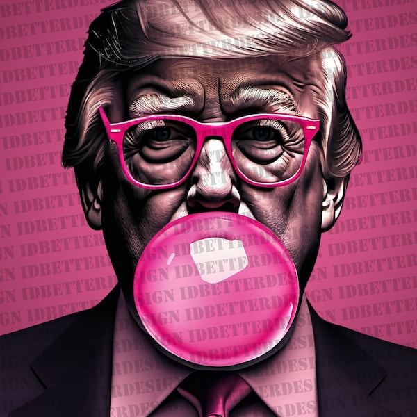 Trump Pink Gum - Etsy