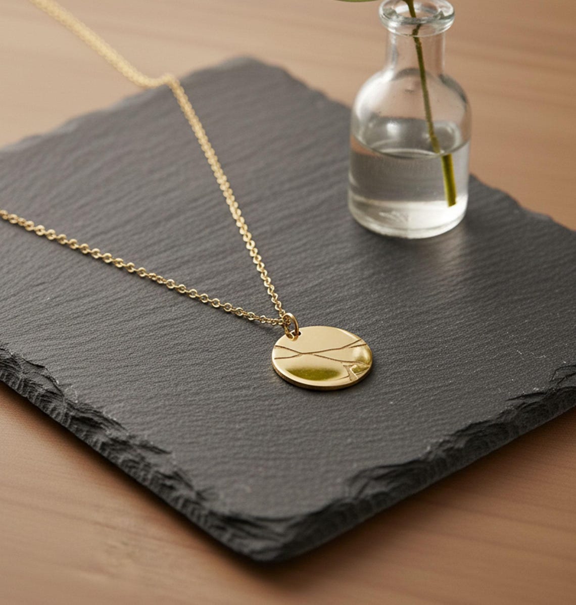 Kintsugi Necklace: Custom Date Necklace, Divorce Gifts for Her ...