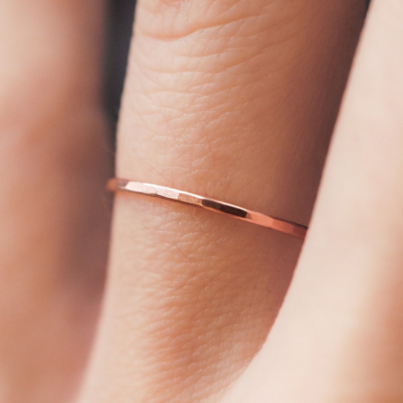 Rose Gold Ring - Etsy
