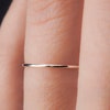 Ultra Thin Gold Stacking Ring, Super Skinny, Slender, Extra Thin ...