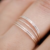 Mobius Knot Set of 2 Stacking Rings in 14K Gold Fill, Rose Gold or ...