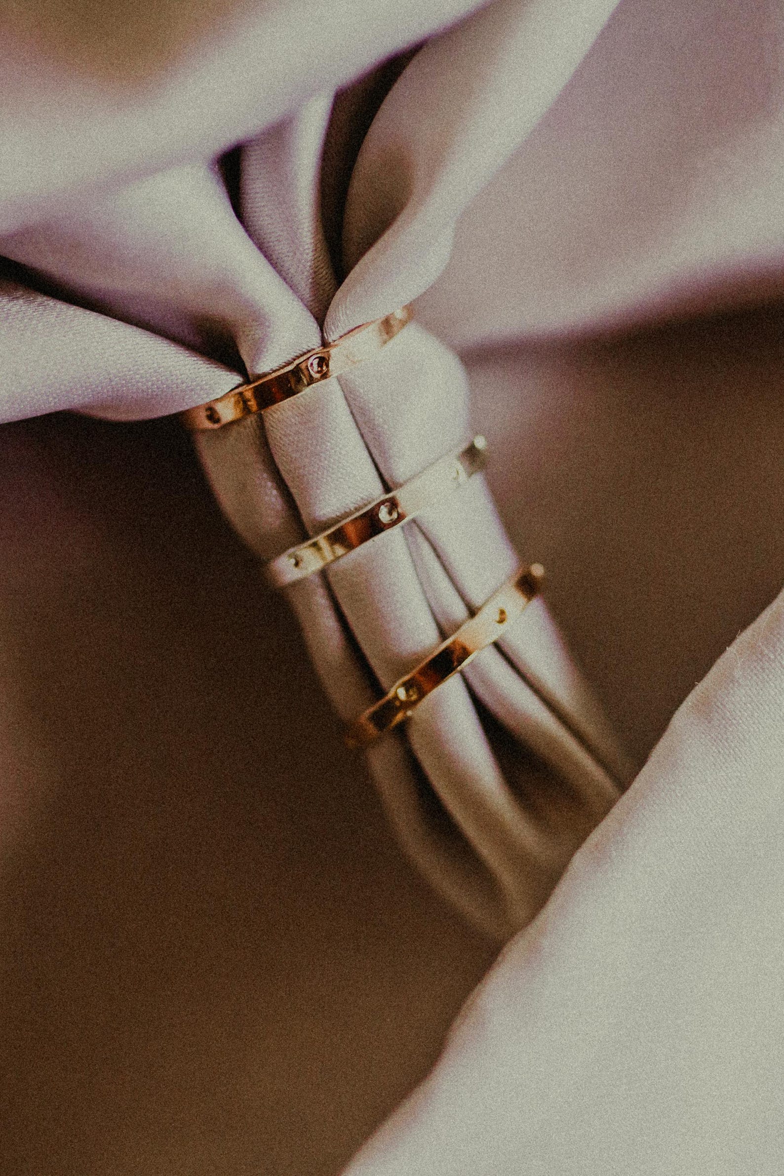 Dotted Mirror Band in Smooth 14K Gold Fill, 14K Rose Gold Fill or ...