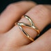 Branch Ring in 14K Gold Fill Smooth Gold Stacking Ring - Etsy