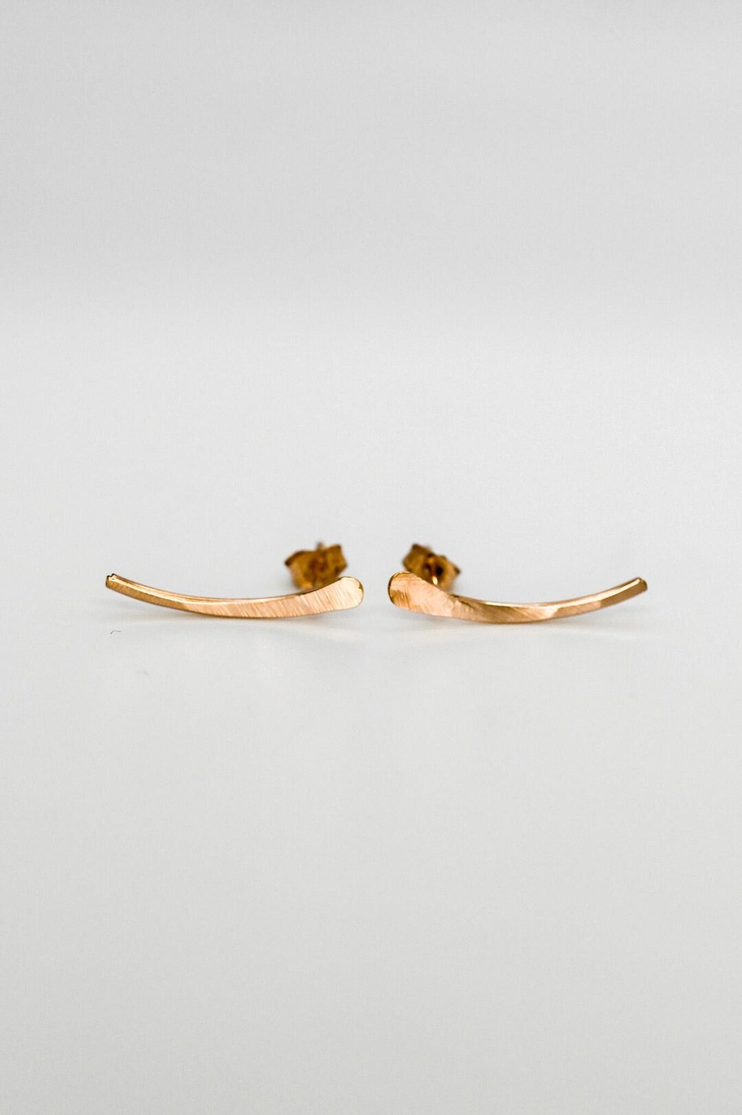 Ear Climber in 14k Gold-fill, Single or Pair, Gold Ear Crawler ...