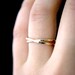SOLID 14K Gold Interlocking Rings Set of 2 Gold Interlocking - Etsy