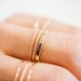 Dainty Rose Gold Stacking Ring Sets, Ultra Thin, Twist Rings, Stacked ...