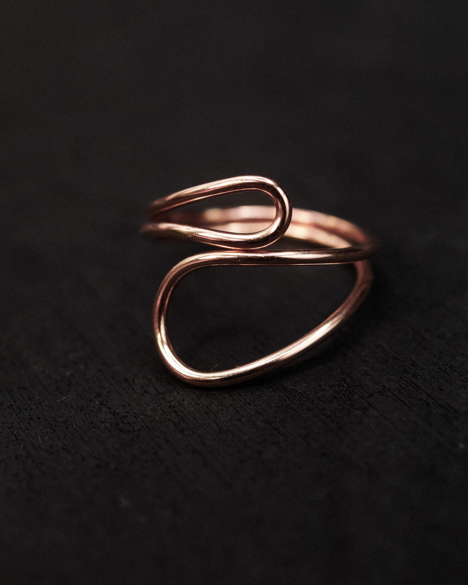 Wave Cuff Ring | 14K Gold Fill, Rose Gold, Sterling Silver ...