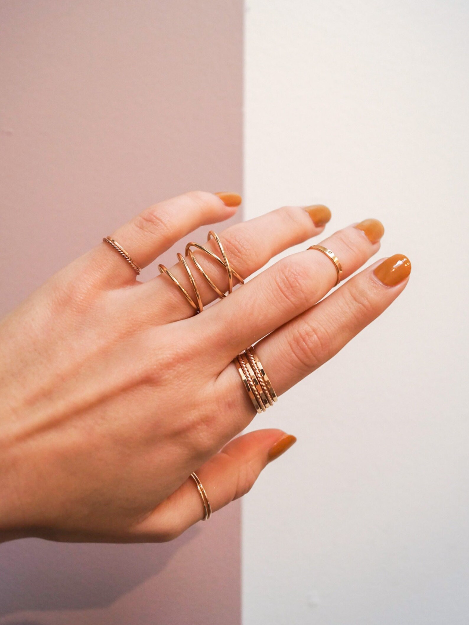 Extra Large Gold Wrap Ring 14k Gold Fill Wraparound Ring - Etsy