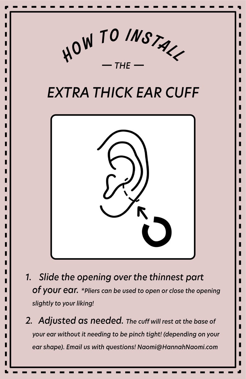 Chunky Twist Ear Cuff in Gold Fill, Rose Gold or Sterling Silver, Faux ...