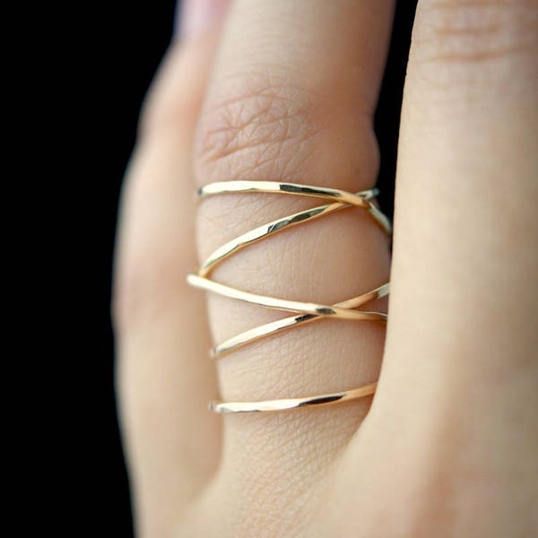 Wrap Around Ring - Etsy