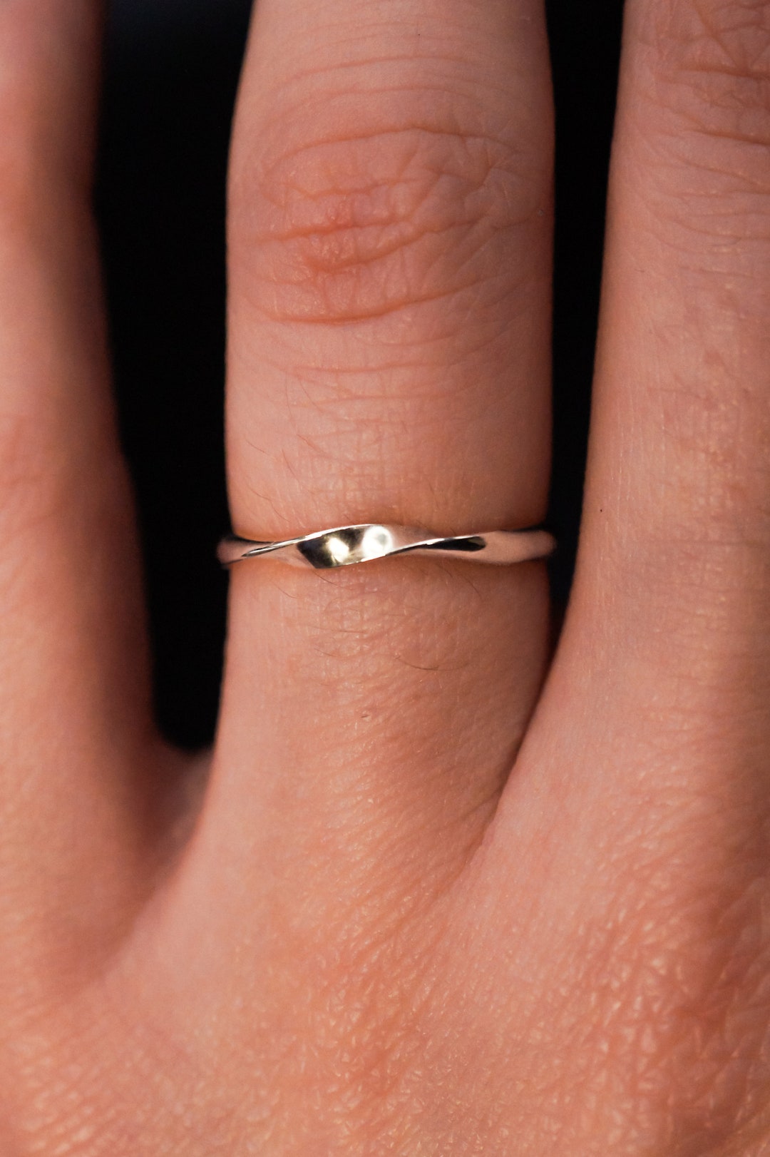 Mobius Band in Sterling Silver, Wave, Twisted Band, Mobius Strip ...