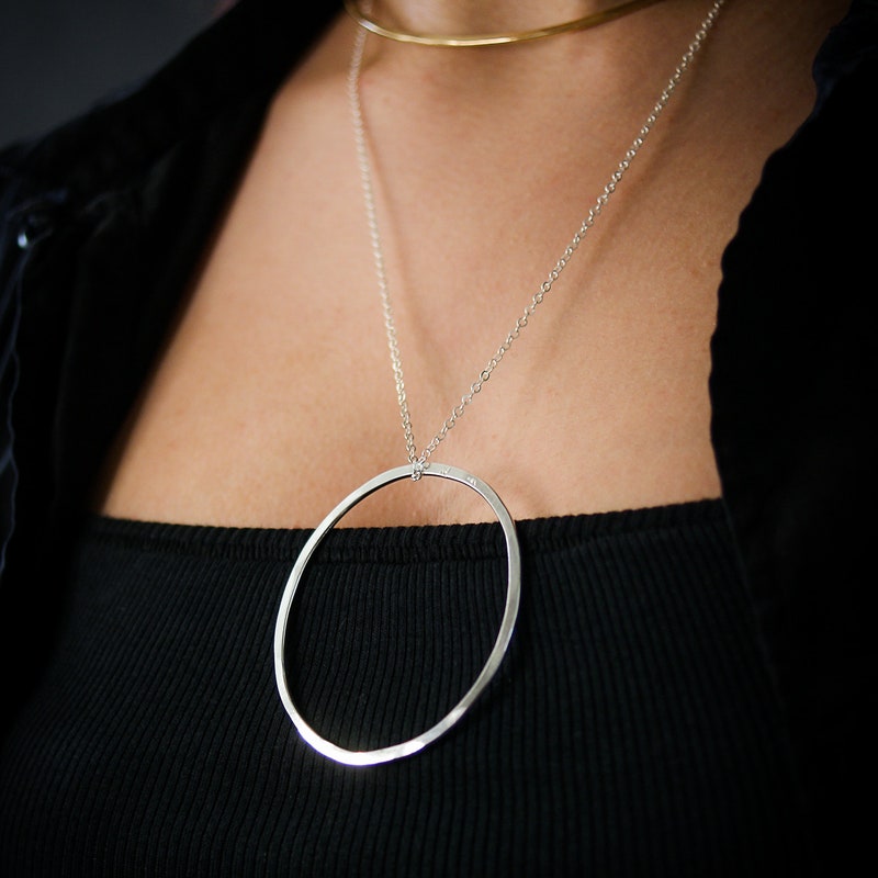 Circle Pendant - Etsy