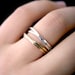 Silver Interlocking Rings Set of 2 Silver Interlocking Rings - Etsy