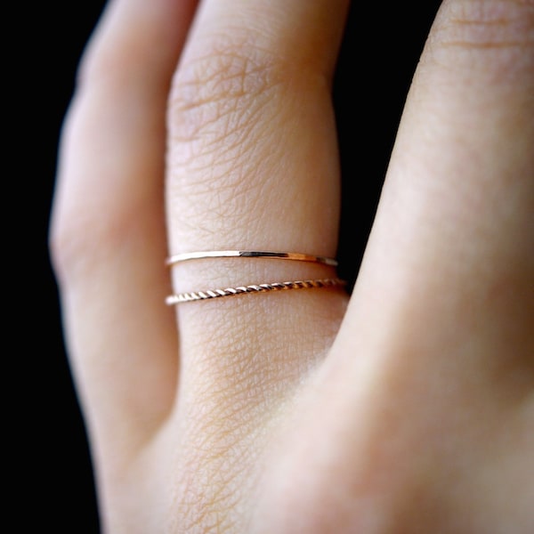 Thin Gold Ring - Etsy