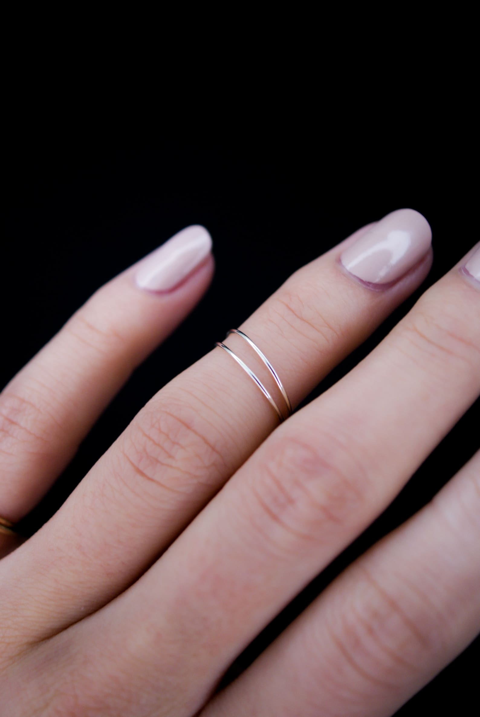 Ultra Thin Sterling Silver Stacking Ring, Super Skinny, Extra Thin ...