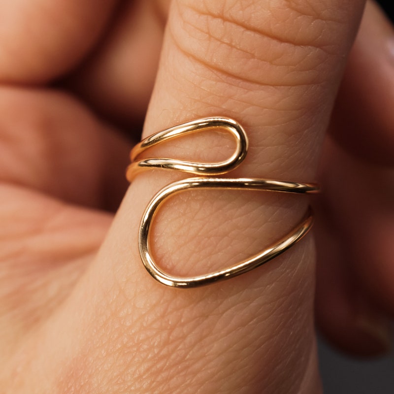 Bypass Statement Ring - Etsy