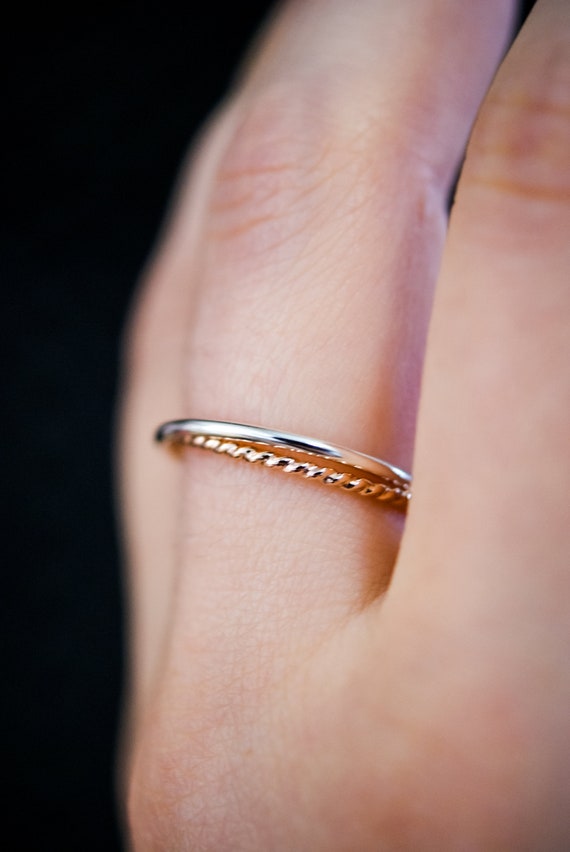Interlocking Wedding Band Twist