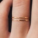 Ultra Thin Gold Stacking Ring, Super Skinny, Slender, Extra Thin ...