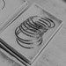 Lined Set of 9 | 14K Gold-fill | Medium Thick | Maximalist Ring Stack ...