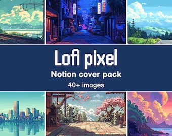Cozy Pixel Cats Notion Cover Pack - Etsy
