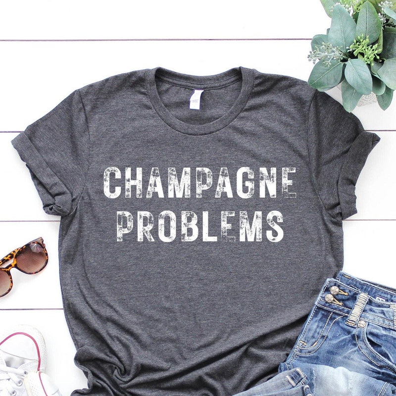 Champagne Tshirt - Etsy