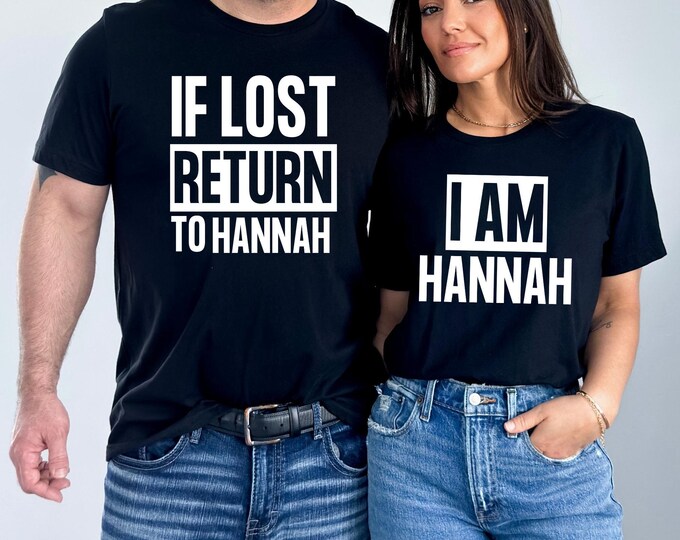 If I Lost Return To, If Lost Return to Babe, Customizable Couples Tees ...