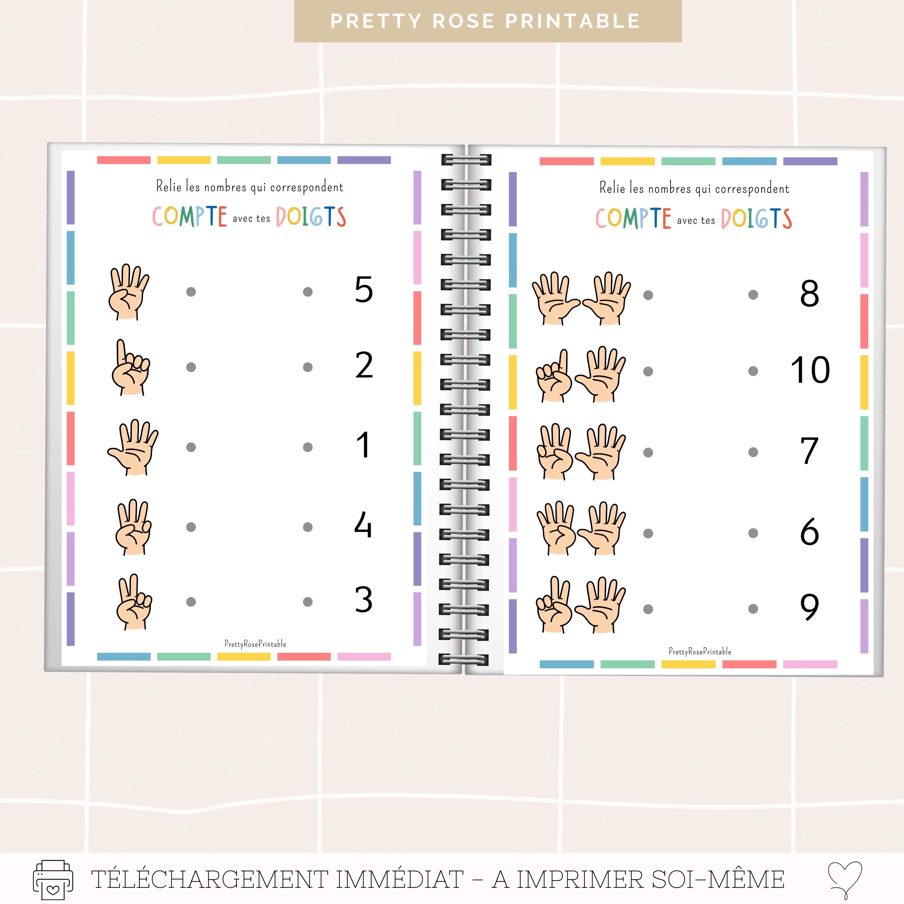Montessori Educational Booklet | Activities to Learn to Count ...
