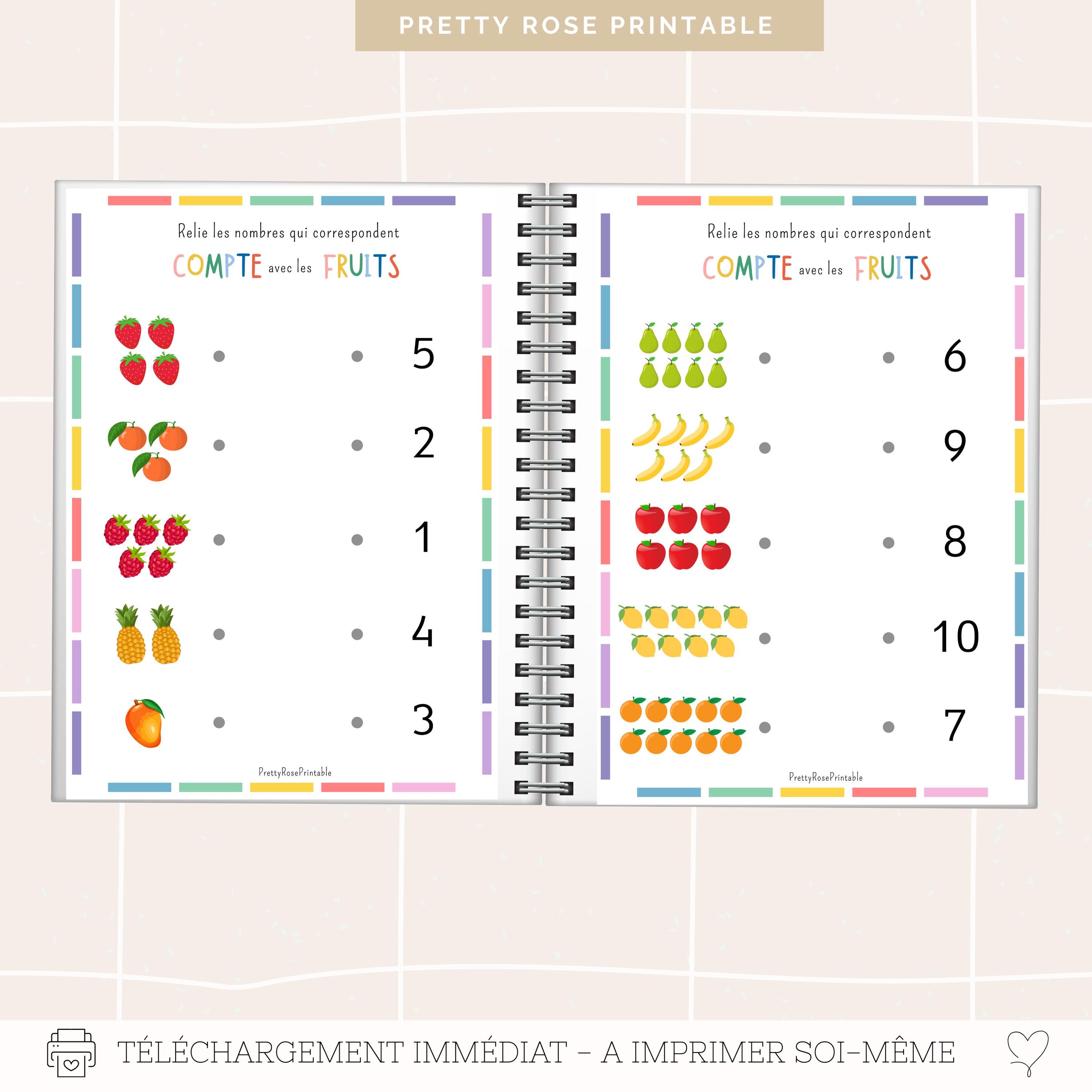 Montessori Educational Booklet | Activities to Learn to Count ...