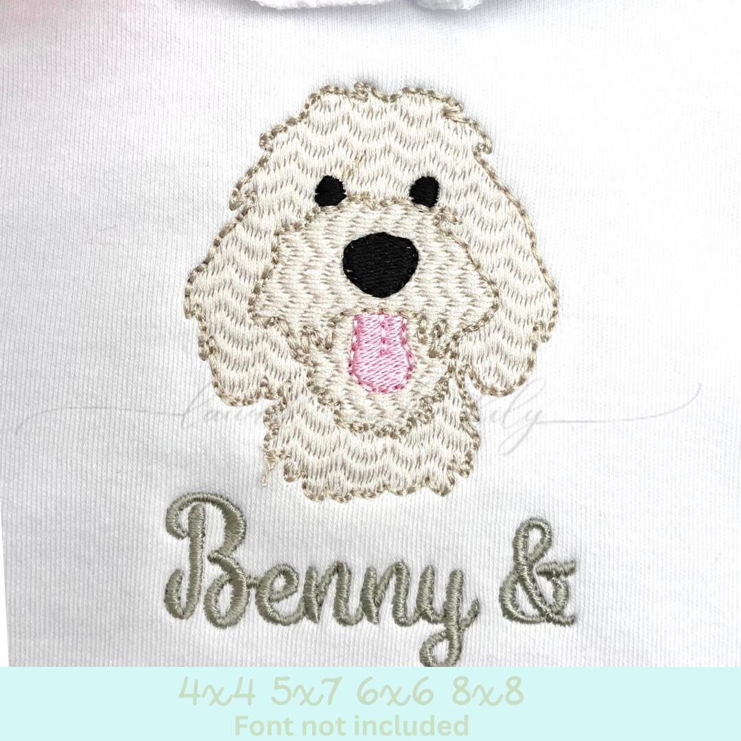 Goldendoodle Embroidery Design, Labradoodle Embroidery, Machine ...