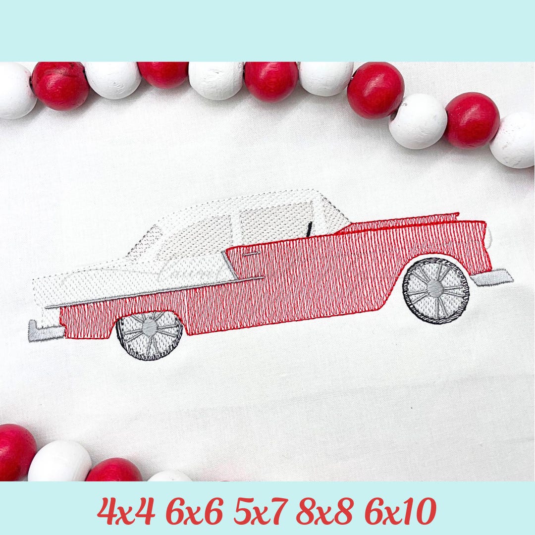 1955 Bel Air Embroidery Design: Vintage Car Sketch (digital Download ...