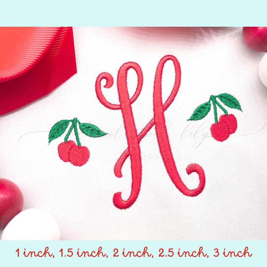Cherry Embroidery, Cherries Fill Stitch, Machine Embroidery Design ...