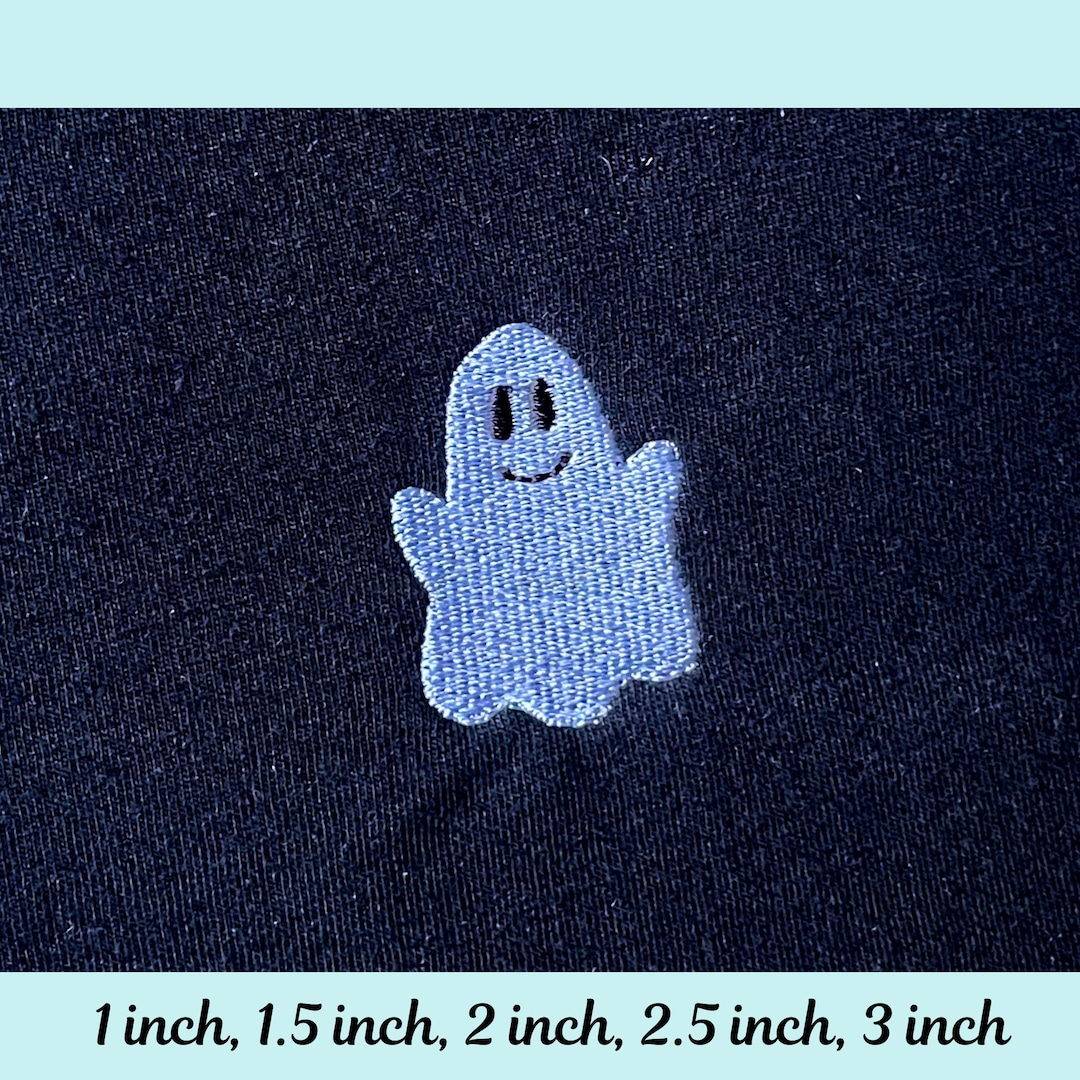 Mini Fill Ghost Embroidery Design, Cute Ghost Halloween Machine ...