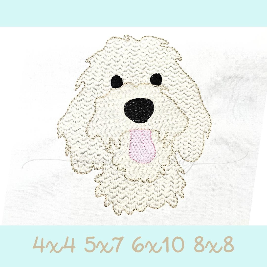 Goldendoodle Embroidery Design, Labradoodle Embroidery, Machine ...
