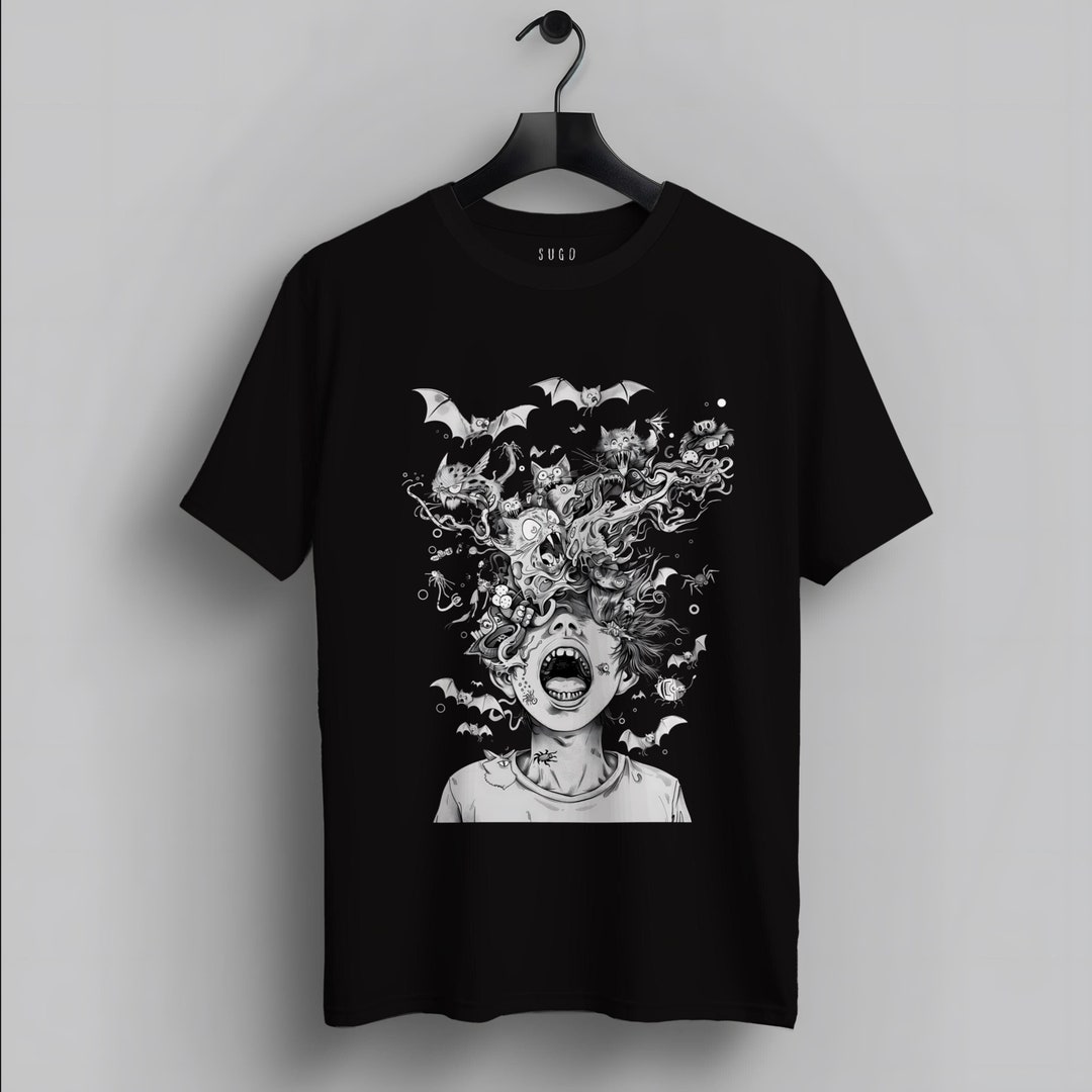 Weirdcore Horror T-shirt | Aesthetic Goth Clothing Alternative - Etsy