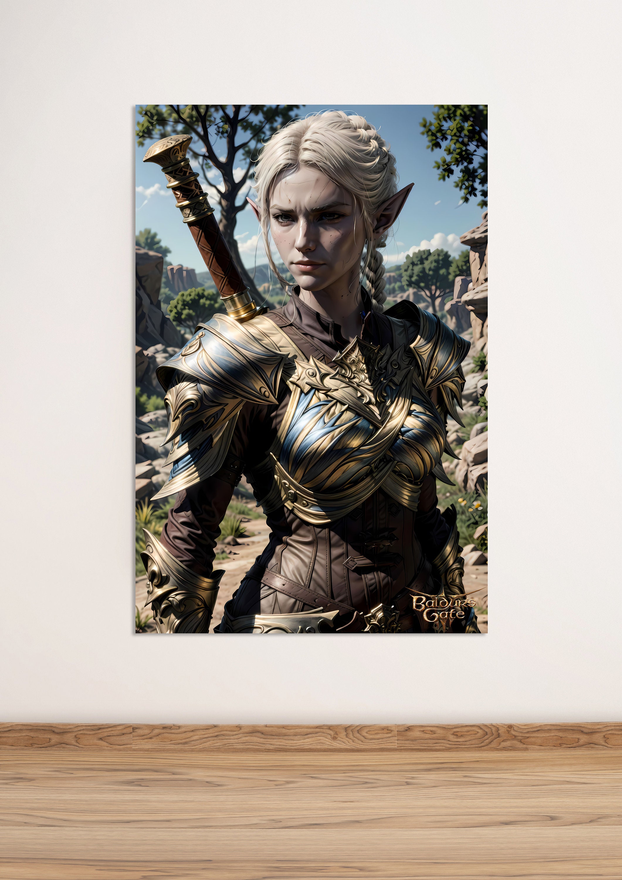 Minthara Bg3 Digital Poster, Baldur's Gate 3 Digital Art, Baldur's Gate ...