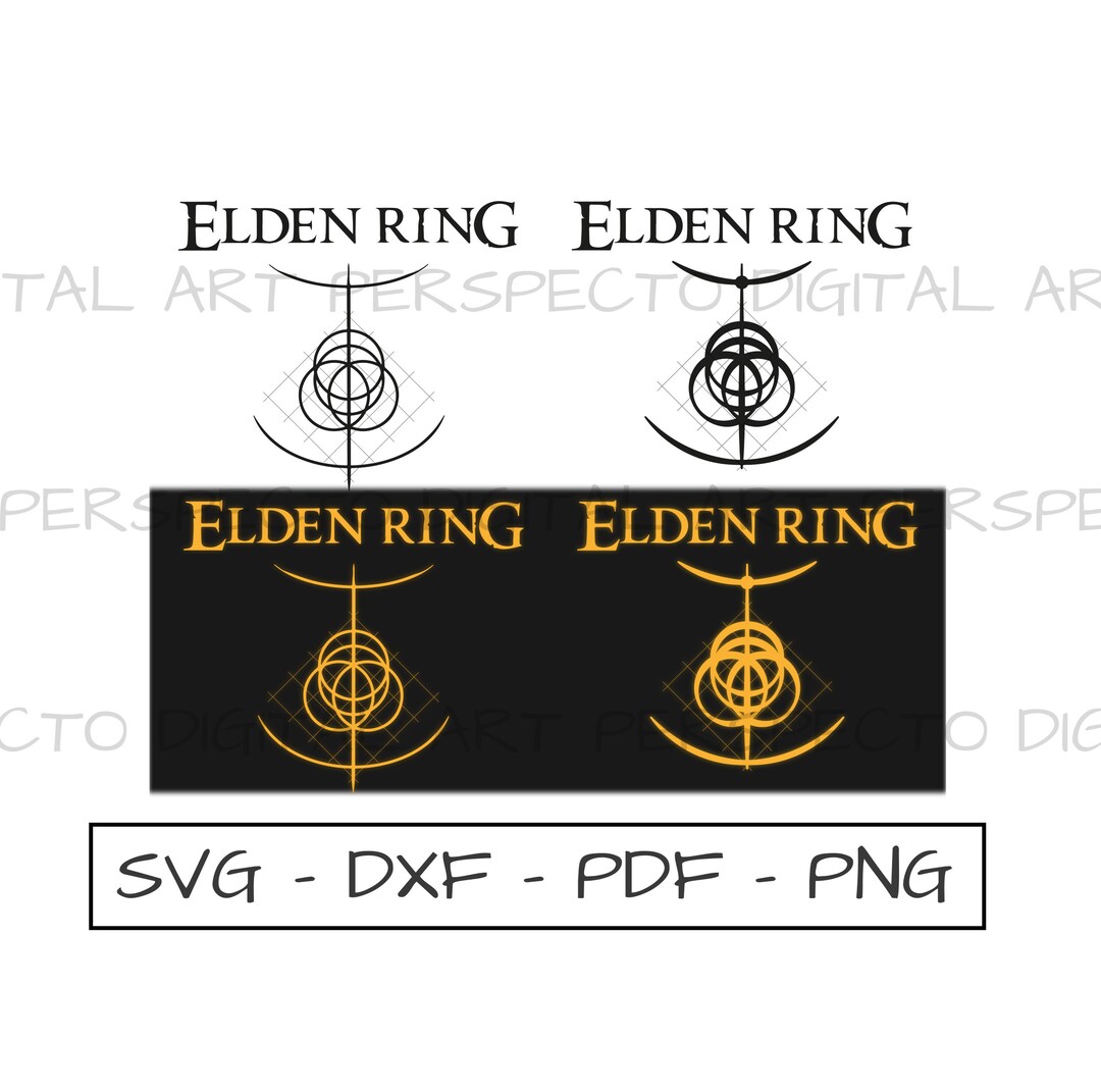 Elden Ring Logo Colored Svg, Elden Ring Colored Logo Sign Symbol Clip ...