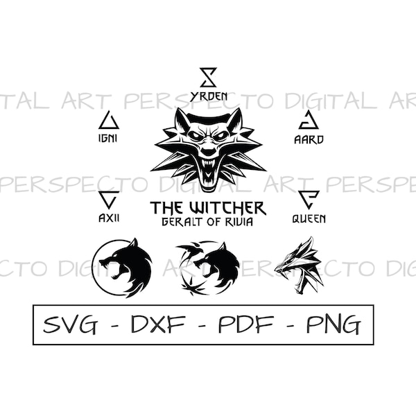 Witcher Svg - Etsy