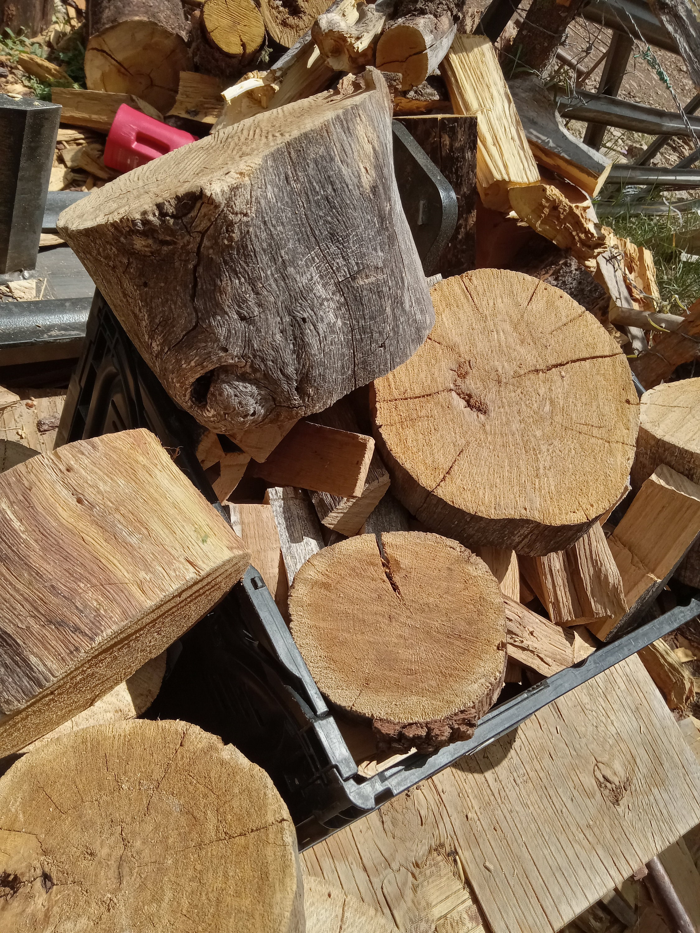 Oak Log Stumps large Set of 4 Oak Wood Decorations Rustic Wedding ...