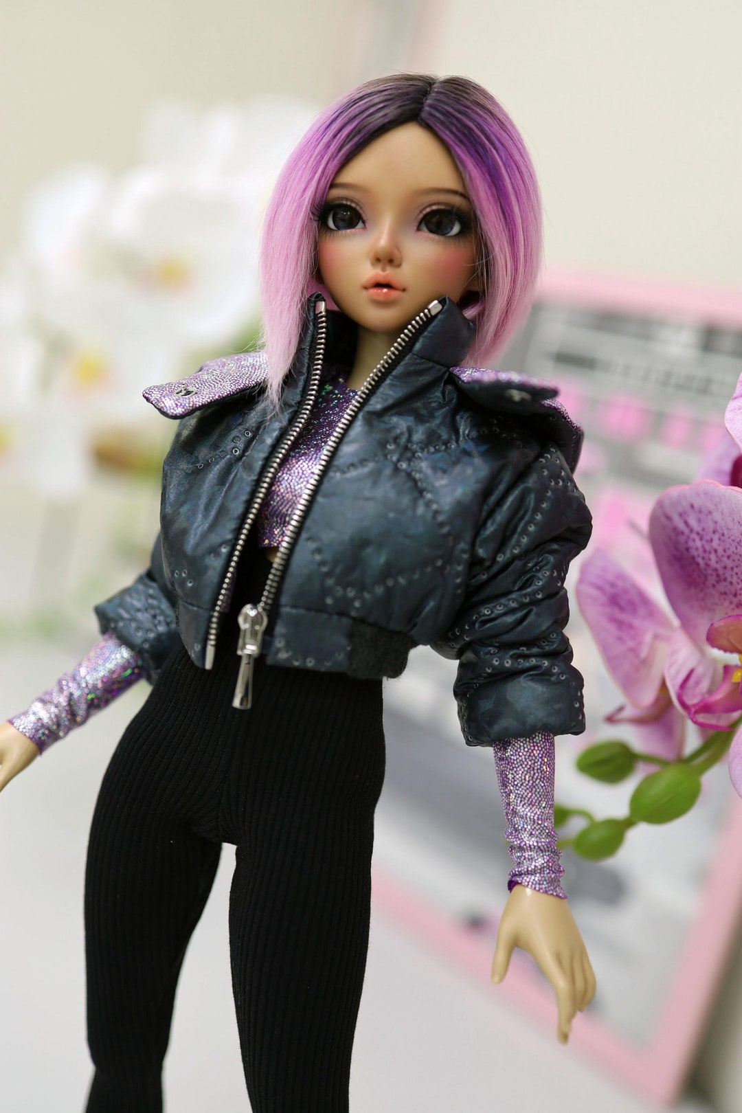 Minifee Clothes.short Down Jacket for Bjd 1/4 Scale Doll Minifee - Etsy