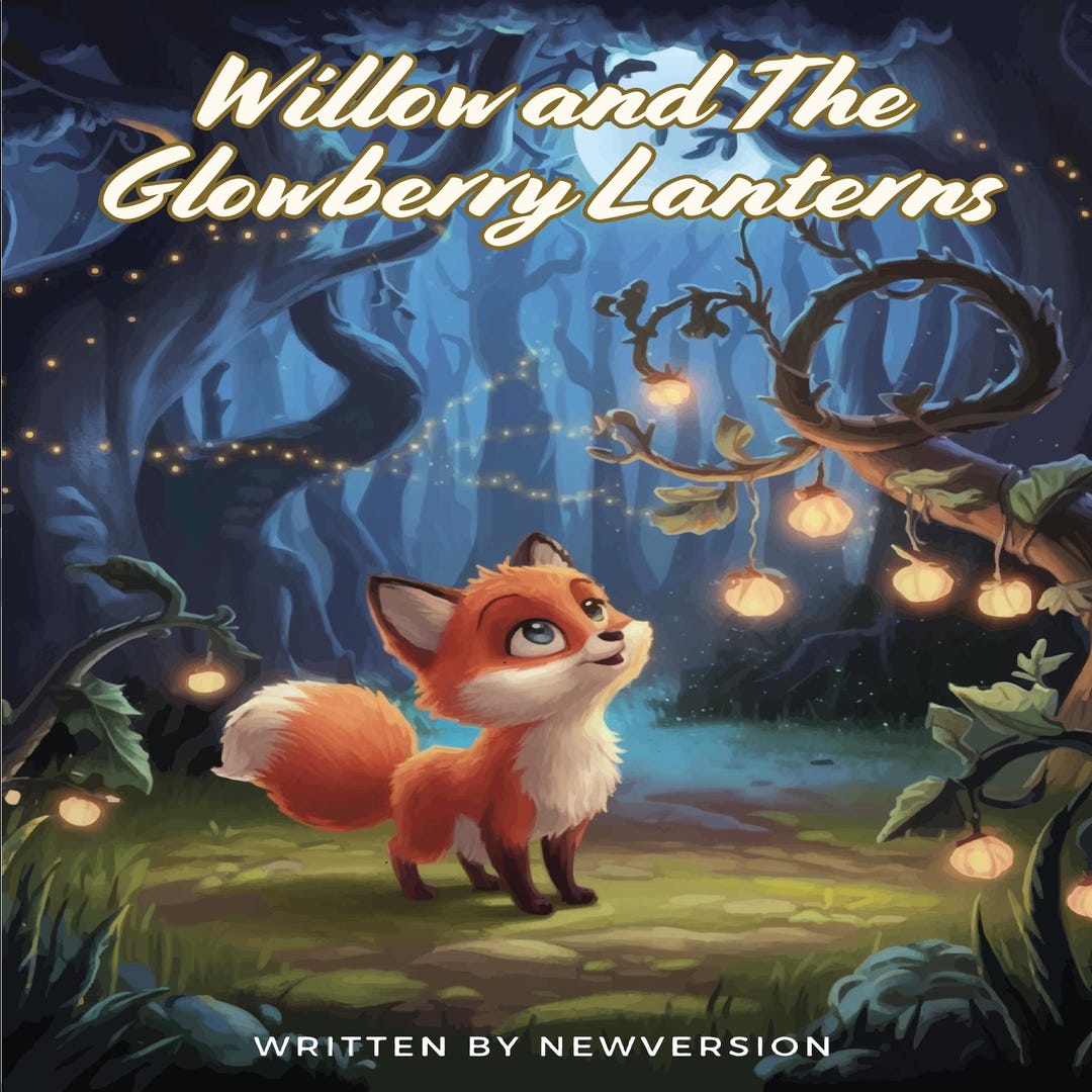 Bedtime Storybook for Kids, Willow and the Glowberry Lanterns, Children ...