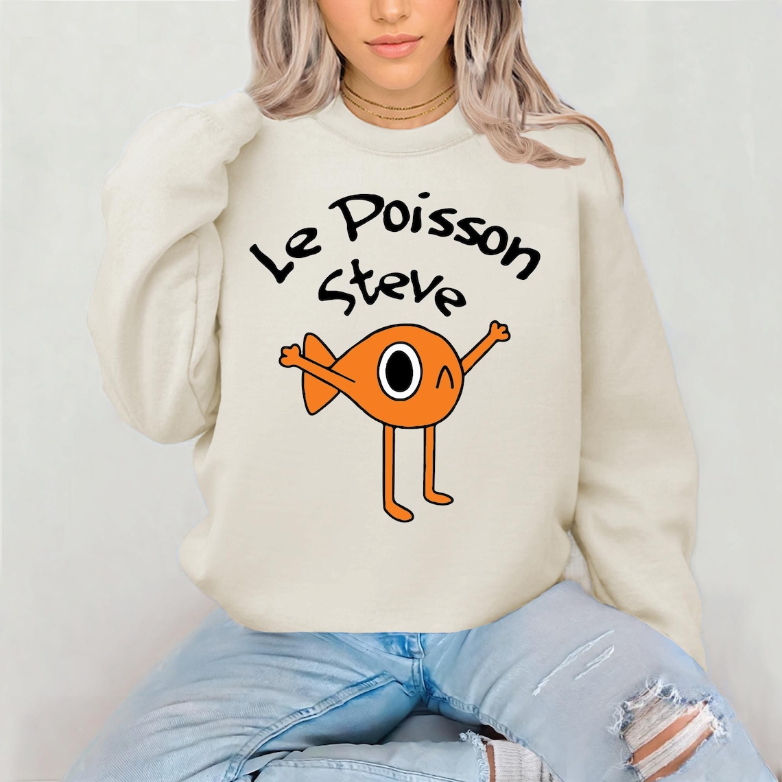 Le Poisson Steve Fish Meme Png, Viral Meme Tiktok Png, Le Poisson Steve ...