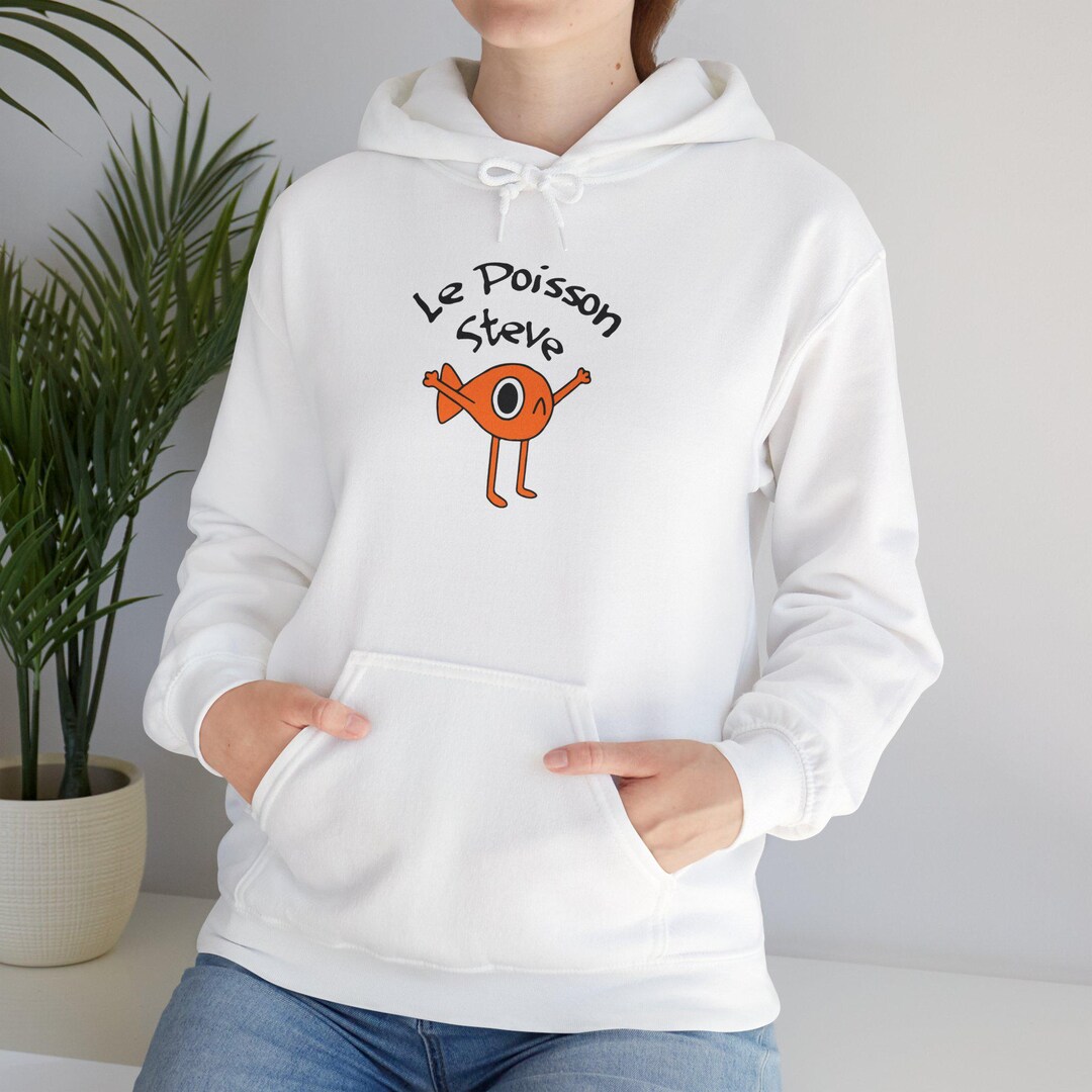 Le Poisson Steve Fish Meme Hoodie, Viral Meme Tiktok, Le Poisson Steve ...