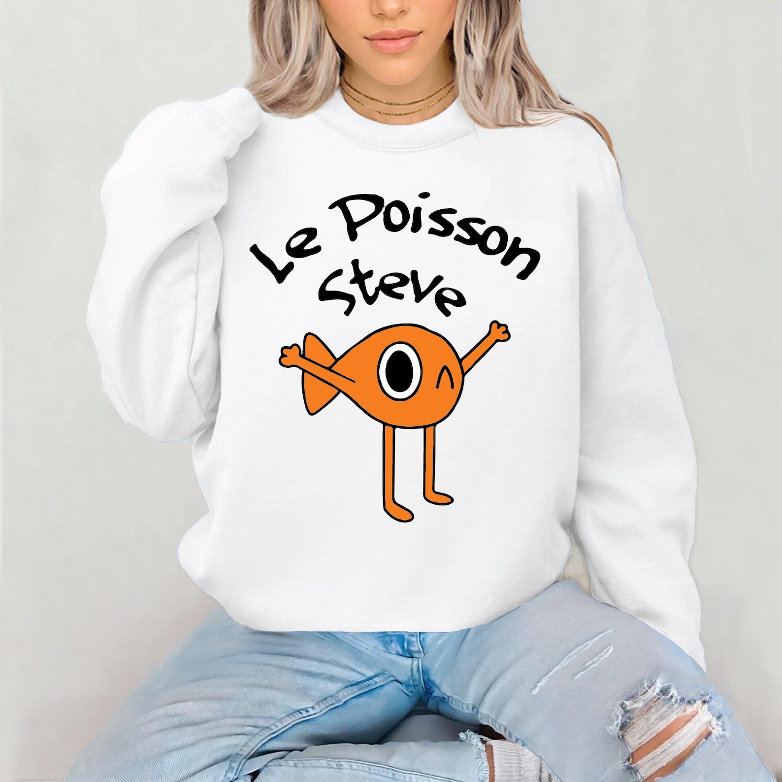 Le Poisson Steve Fish Meme Png, Viral Meme Tiktok Png, Le Poisson Steve ...