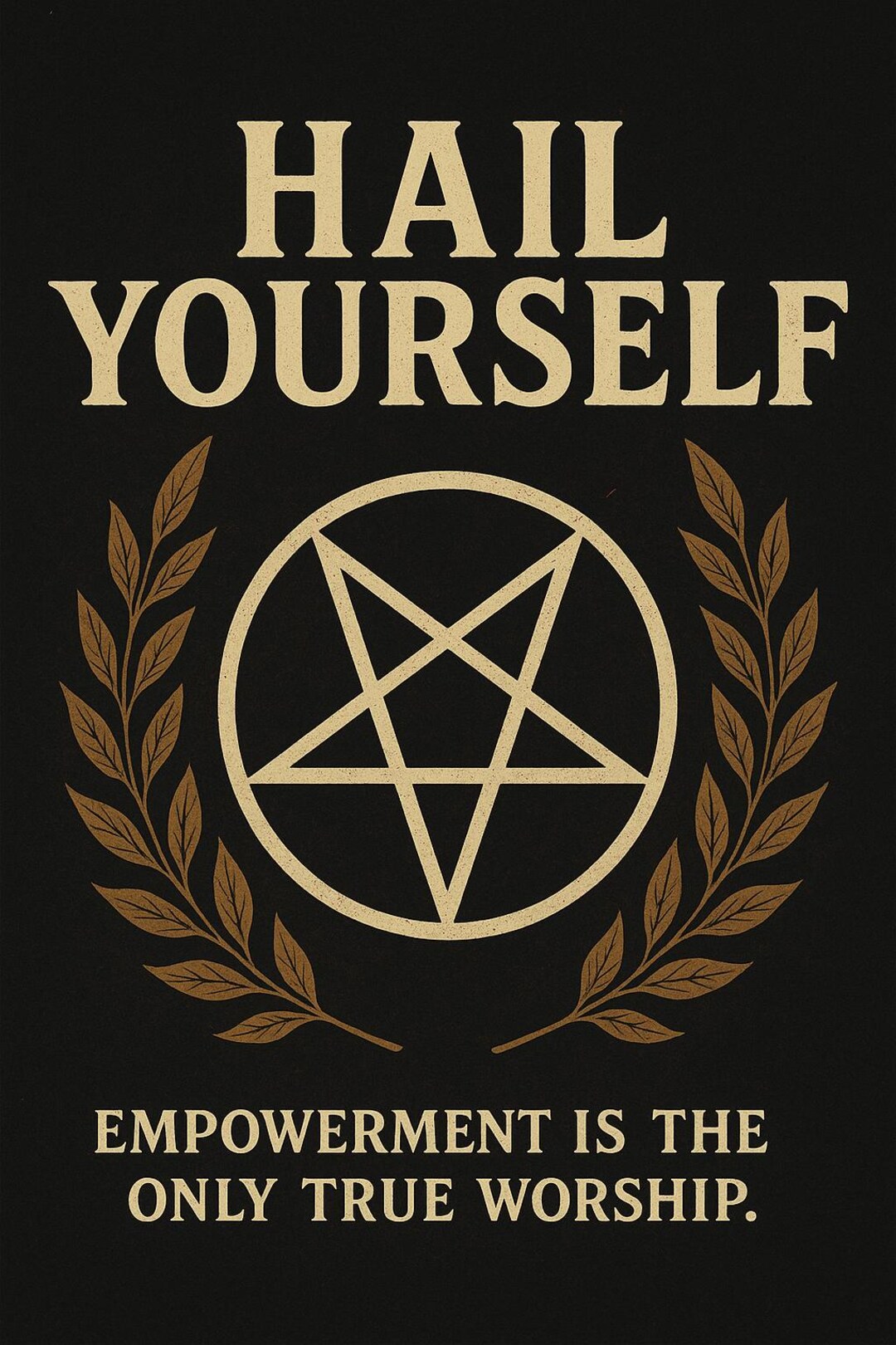 Motivational Satanic Posters | Occult Wall Art | Dark Aesthetic ...