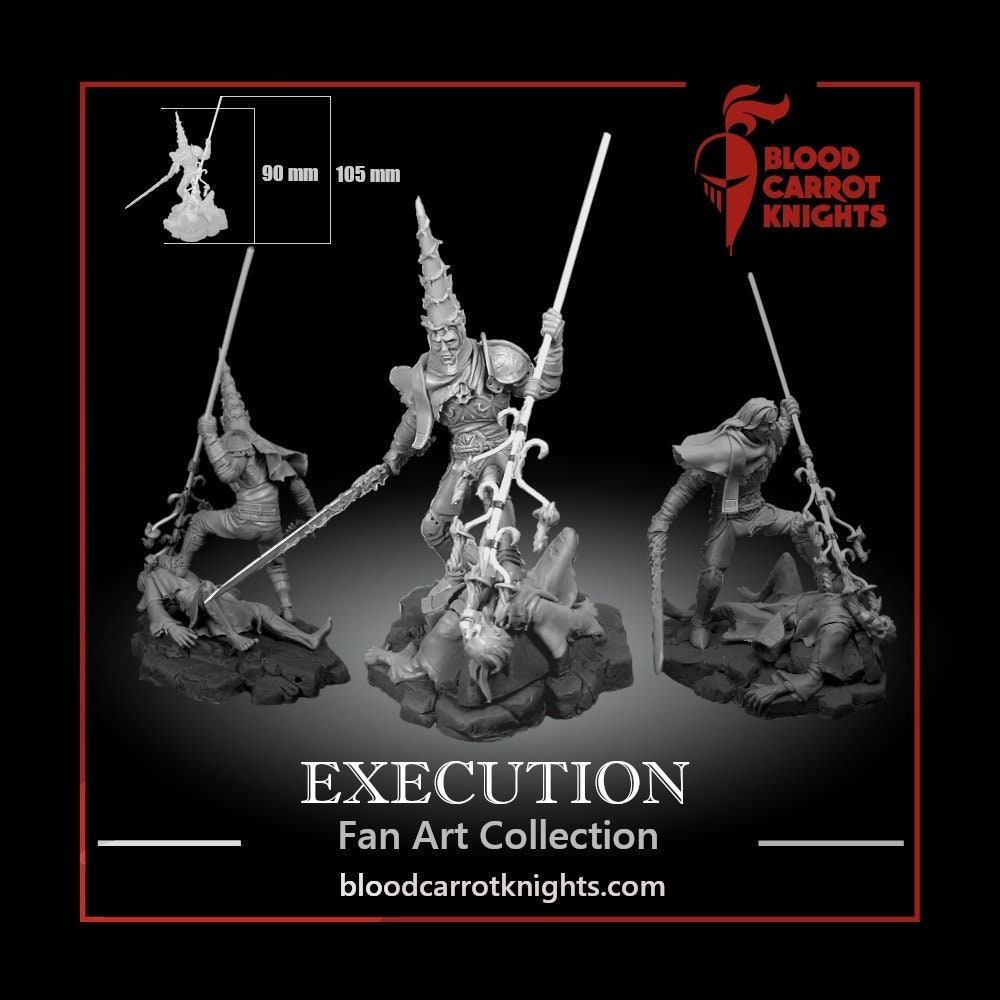 Execution Fan Art Blasphemous Figure 1/30 Scale Resin Miniature - Etsy