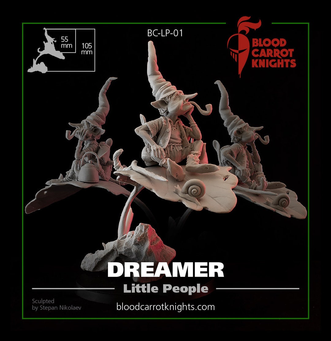The Dreamer Leprechaun Figure 54mm Scale Resin Miniature - Etsy